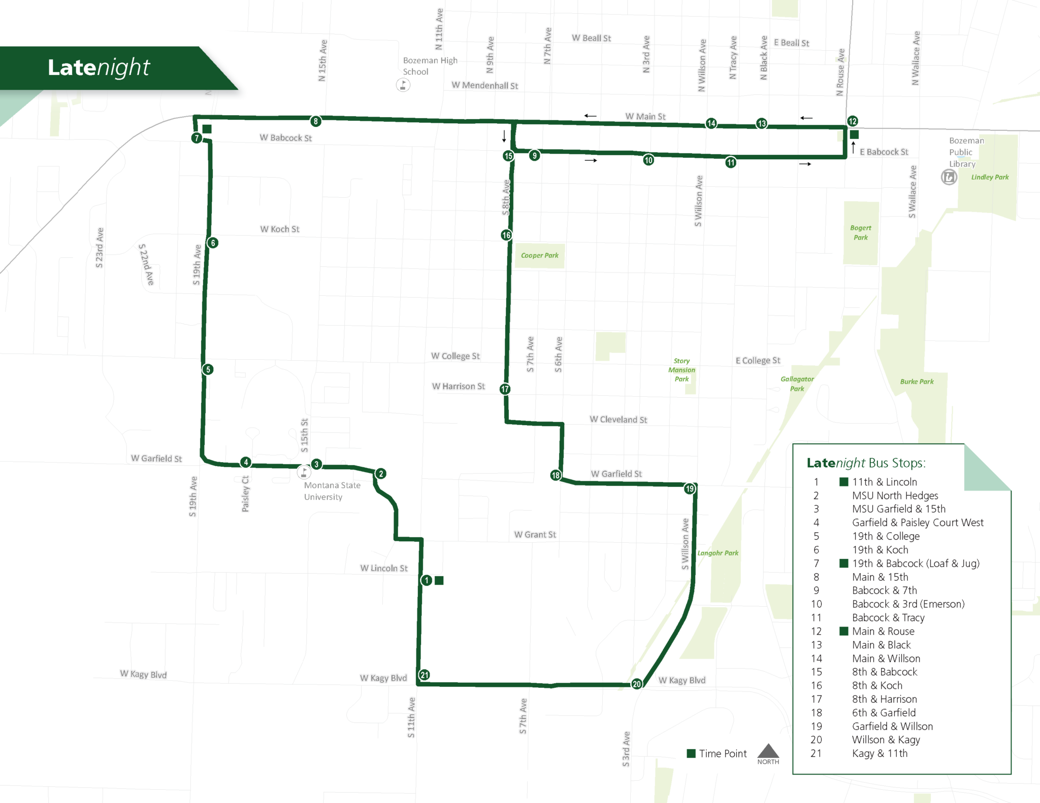 Latenight – Streamline Bus Bozeman Montana – Catch the Current